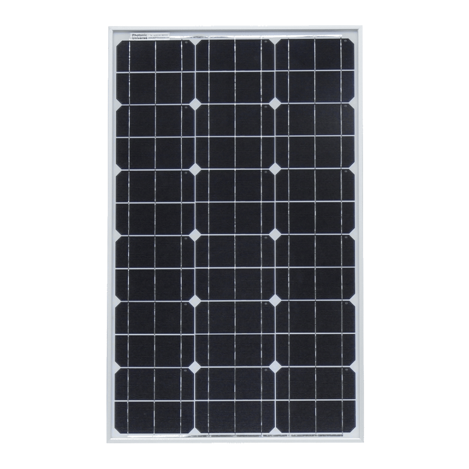 60W 12V Solar Panel With 5m Cable For Caravans, Boats & Motorhomes ...