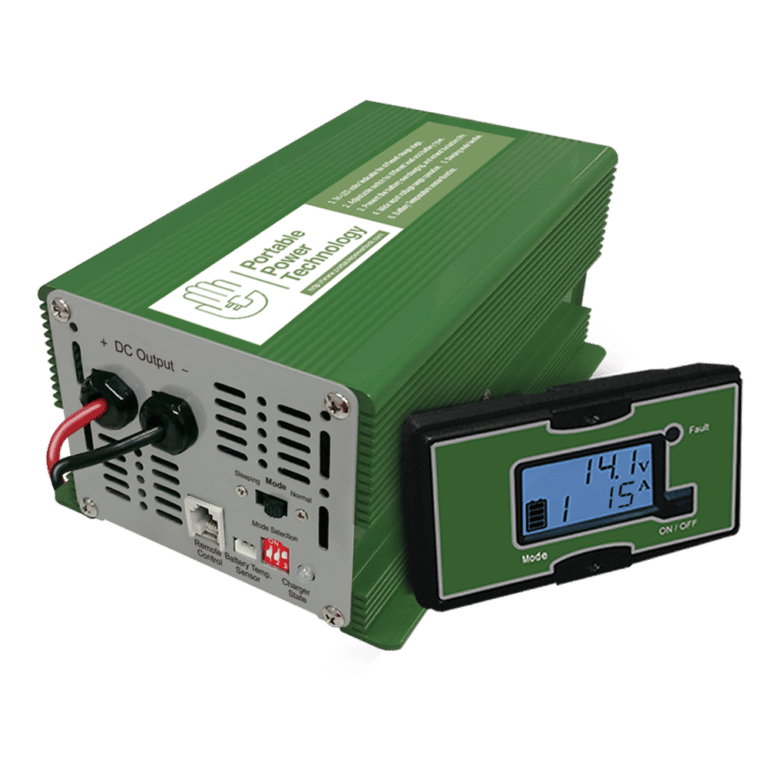 Premium 15A 12V Battery Charger - Portable Power Technology