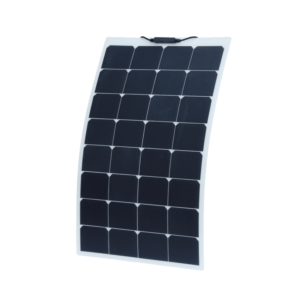 80W 12V Semi Flexible Solar Panel - Portable Power Technology