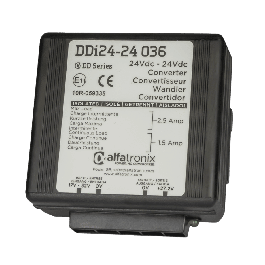 Alfatronix DDi 24-24V 072 - 3A isolated - Portable Power Technology