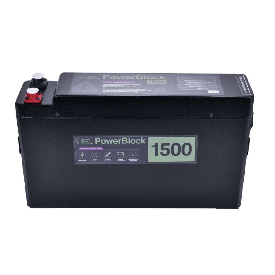 PowerBlock 1500 (12V 120Ah) - Portable Power Technology